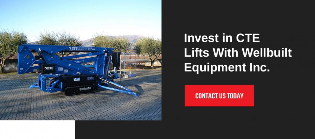 The Benefits and Uses of the CTE 230-75 Spider Lift - WellBuilt Equipment